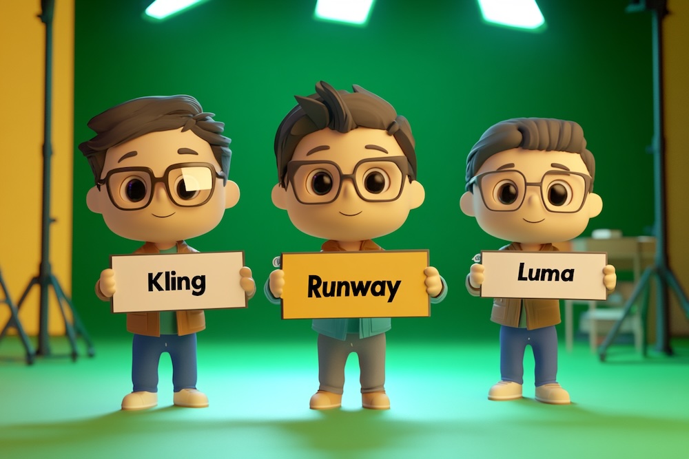 Vergleich KI-Videos: Luma AI vs. Runway Gen-3 vs. Kling AI